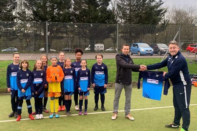 A new kit for Crediton Youth Football Club’s Under 11’s Girls ...