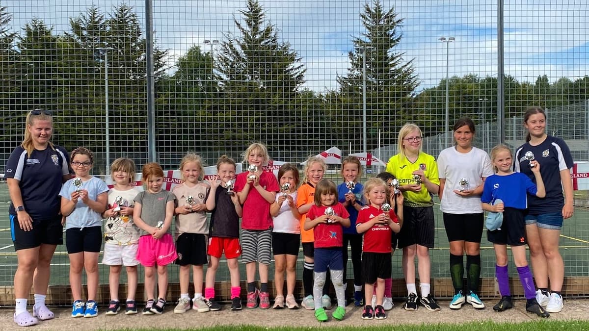 Medals for Crediton Youth FC Wild Cats and plans for an U8’s girls side ...