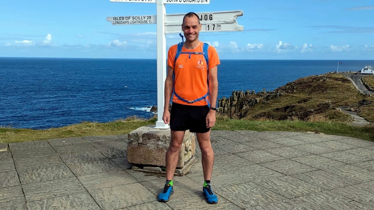 Andrew runs from Land’s End to John O’Groats | creditoncourier.co.uk
