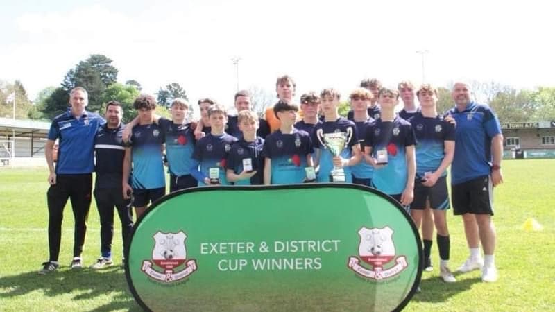 League and Plate double for Crediton Youth FC U14’s | creditoncourier.co.uk