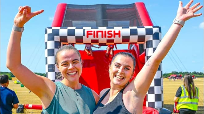 Devon Air Ambulance Named Charity of Year for Exeter Inflatable 5K ...